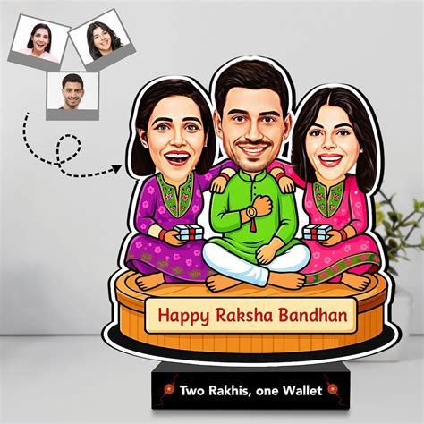 Personalized Special Trio Siblings Caricature Winni