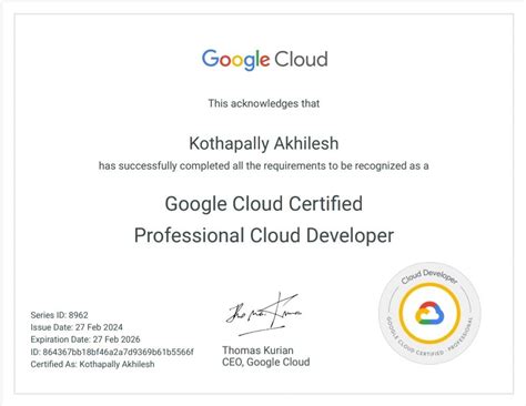 Akhilesh Kothapally On Linkedin Clouddeveloper Cloudlearning