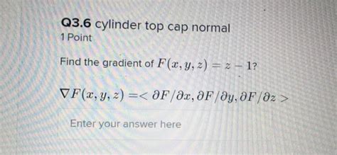 Solved Q3 Ray Cylinder Intersection 6 Points Intersect P Td