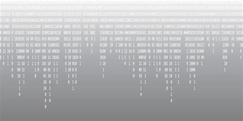 Abstract Technology Binary Code Backgrounddigital Vector Image