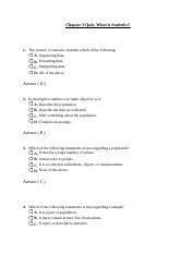 Chapter 1 Quiz Assignment Docx Chapter 1 Quiz What Is Statistics 1 The Science Of