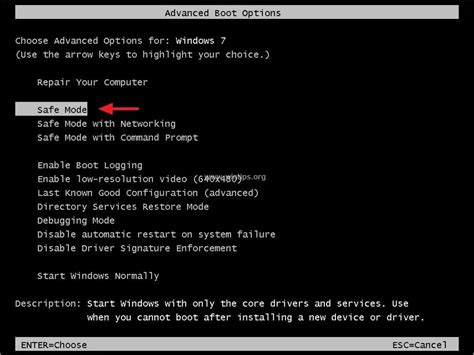 How To Start Windows In Safe Mode Windows Vista Xp Wintips Org