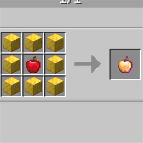 Minecraft Golden Apple Recipe