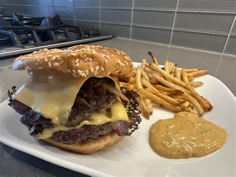 Double Cheese Smash Burger Rburgers