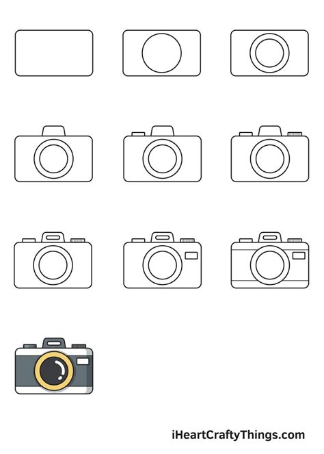 Camera Drawing Tutorial Step By Step Guide