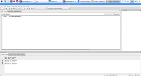 Basic Python Example With Jupyter Notebook And Postgresql On Raspberry