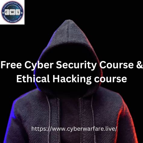 Free Cyber Security Course And Ethical Hacking Course Cyber Warfare Cyberwarfare Medium