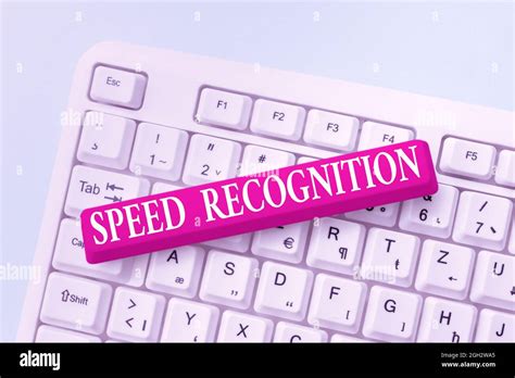Conceptual Display Speed Recognition Conceptual Photo Technology Used To Detect And Recognize