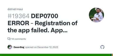 Dep0700 Error Registration Of The App Failed App Manifest Validation