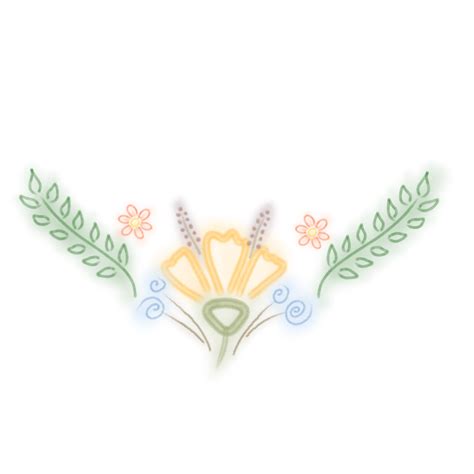 꽃 프레임 그림 꽃 만화 삽화 꽃 그림 Png 일러스트 및 Psd 이미지 무료 다운로드 Pngtree
