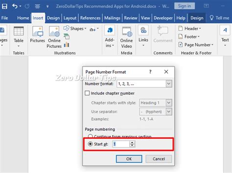 How To Format Page Numbers In Word For A Thesis Entholden