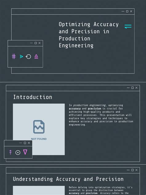 Slidesgo Optimizing Accuracy And Precision In Production Engineering