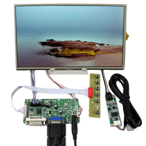 dvi vga controller board with 10 1inch 1366x768 b101xan01 touch lcd screen in replacement parts