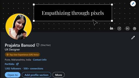 prajakta bansod on linkedin topvoice communityrecognition userexperience uxdesign…