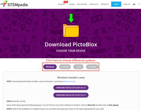 1 1 Install Pictoblox — Sunfounder Vincent Kit For Arduino Documentation