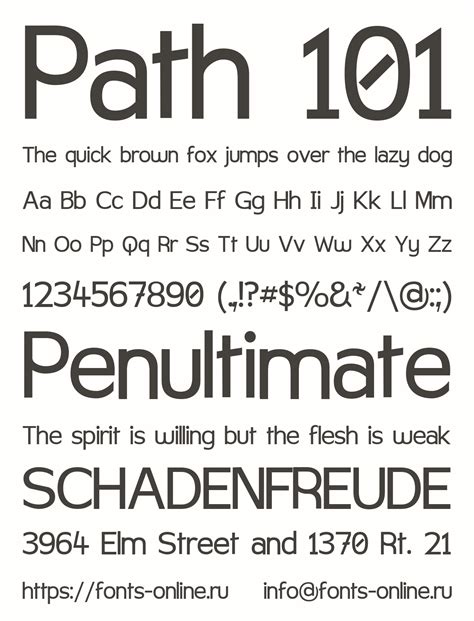 Path 101 Font