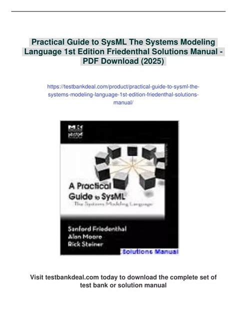 Summary Practical Guide To Sysml The Systems Modeling Language 1st