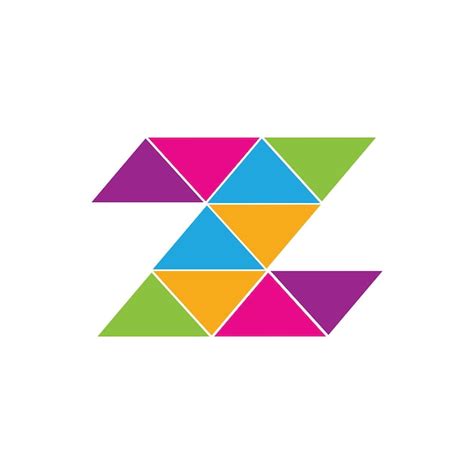 Premium Vector Z Triangle Brand Symbol Design Graphic Minimalistlogo