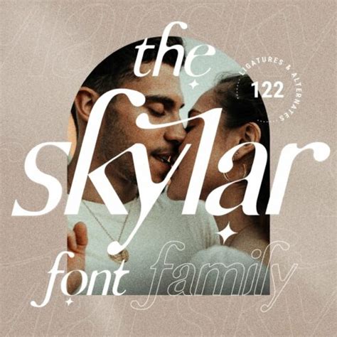 Skylar Ligature Sans Font Family Master Bundles