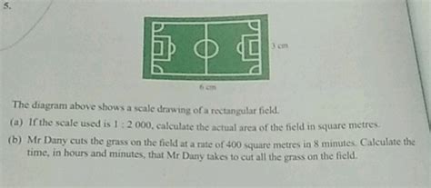 The Diagram Above Shows A Scale Drawing Of StudyX