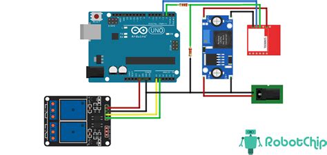 Управление нагрузкой через Sms Gsm и Arduino Robotchip