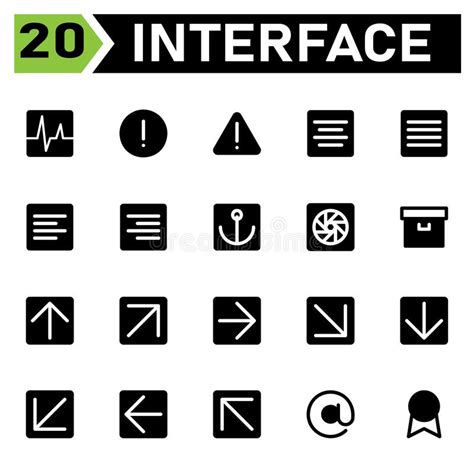 User Interface Icon Set Include Activity Analytic Chart Performance
