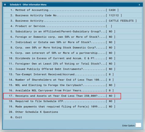 IRS Reject Code F1120 353 03 Support