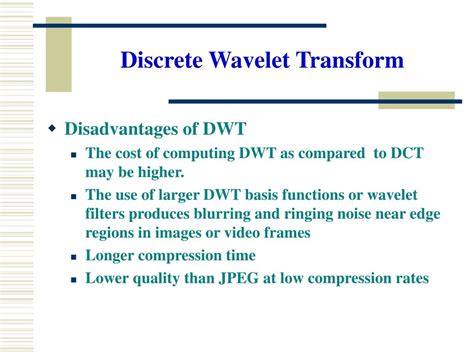 Ppt Discrete Wavelet Transform Dwt Powerpoint Presentation Free Download Id2993601