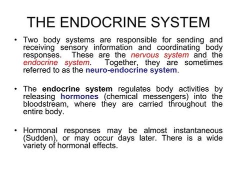 Neuroendocrine System And Neurosecretion Pptx