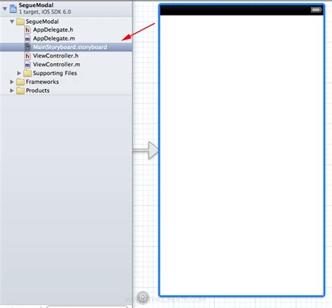 Iosiphone Storyboard Segue And Modal Action Segues Objective Ciphone
