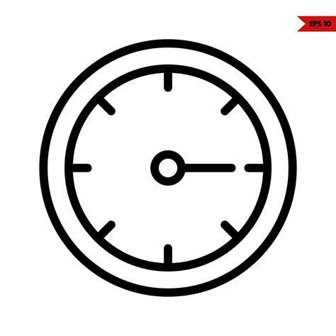 Clock Line Icon 24754861 Vector Art At Vecteezy