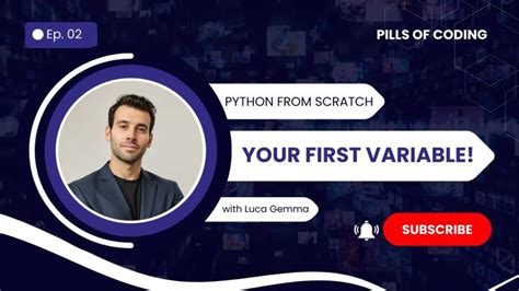Luca G On Linkedin Python Pills Ep 02 Creating Your First Variable