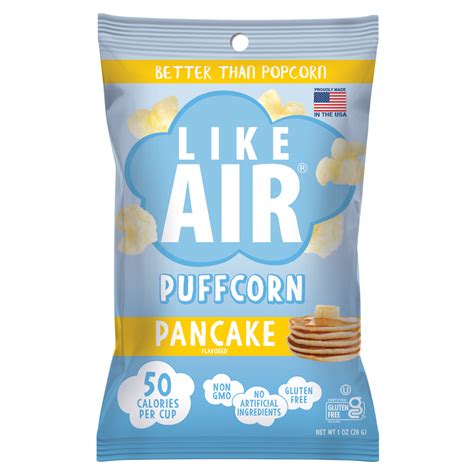 Like Air Pancake Puffcorn 1 Oz Bag Nassau Candy