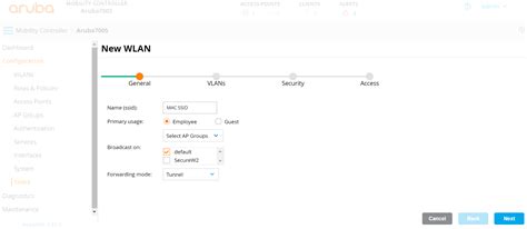 How To Integrate MAC Based RADIUS Authentication With Aruba IAP