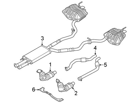 Ford Police Interceptor Utility Exhaust Muffler Rear 33 Liter W