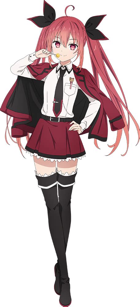 Itsuka Kotori Date A Live Official Art 1girl Ahoge Black