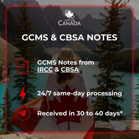 GCMS CBSA Notes Combo Of Notes Request From IRCC CBSA