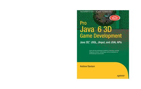 Apress Pro Java 63d Game Development Java 3d Jogl Jinput And Joal Apis Apr 2007 Manuais