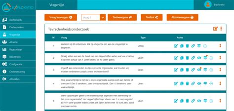 Enquête Klanttevredenheidsonderzoek Exploratio