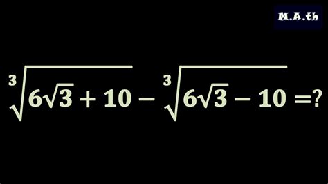 Simplifying A Radical Expression With Cube Roots YouTube