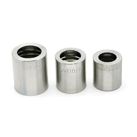00400 Hydraulic Hose Ferrules Fittings Carbon Steel Crimp Ferrules