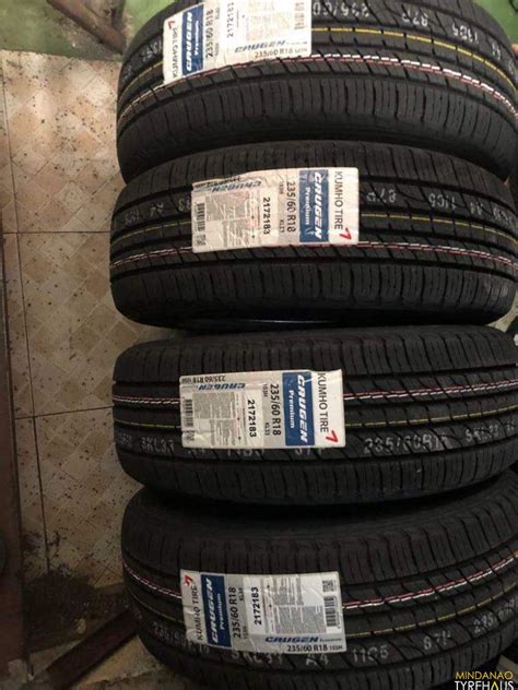 235 60 r18 Kumho Crugen Bnew Tire | Mindanao Tyrehaus