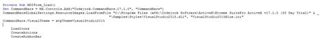 Load Dinamically Commandbars Codejock Developer Community