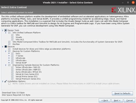 vitis 2021 1 does not support vck190 es board