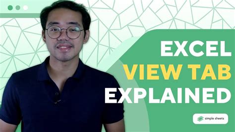 Excel View Tab Guide By Simple Sheets Youtube