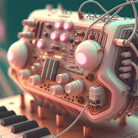 Futuristic Modular Synthesizer Stock Image Image Of Scifi Modular