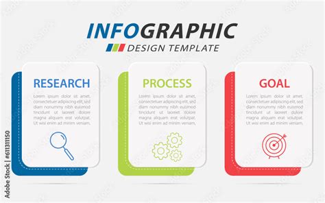 Timeline Creator Infographic Template 3 Step Timeline Journey Calendar Flat Simple