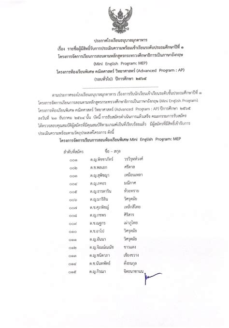 โรงเรียนอนุบาลมุกดาหาร ประชาสัมพันธ์ อนุบาลมุกดาหาร