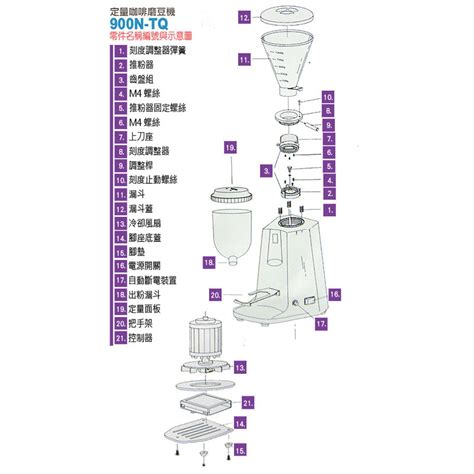 【楊家】飛馬牌 900n Tq 定量咖啡磨豆機 Hg0341 黑色110vtiamo品牌旗艦館 蝦皮購物