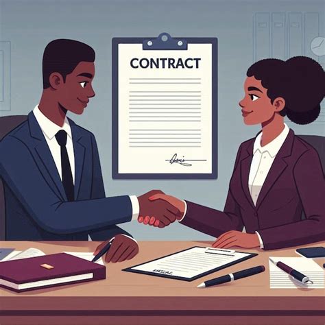 Handshake After Successful Negotiation Premium AI Generated Image